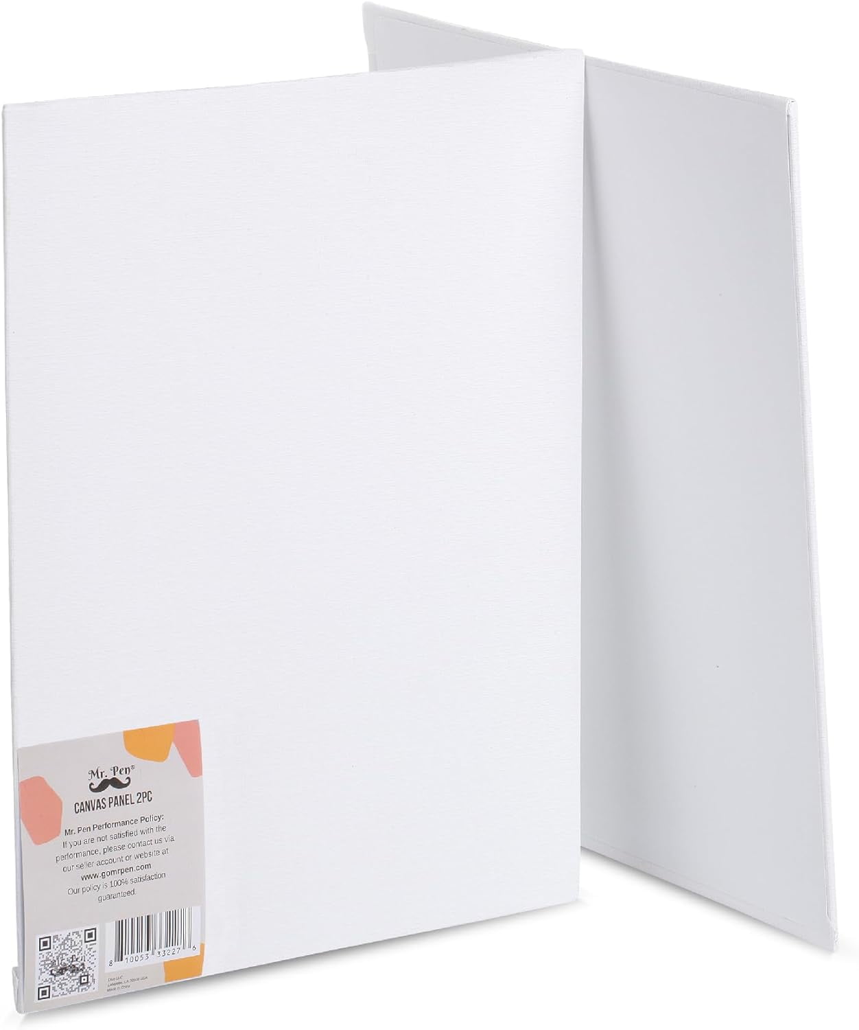 Mr. Pen- Canvas Panels, 2 Pack, 9x12 Inches, Triple Primed for Oil ...