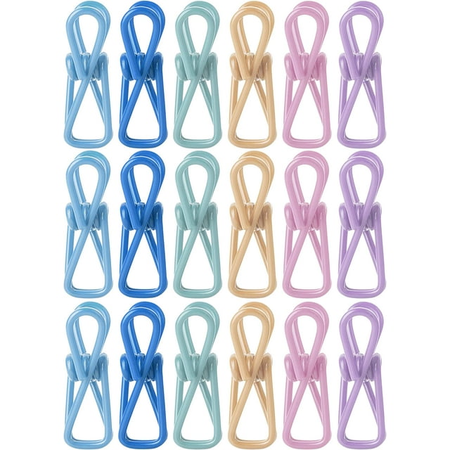 Mr. Pen- Heavy Duty, Strong Metal Chip Clips, 18 Pack, 2 Inch, Pastel ...
