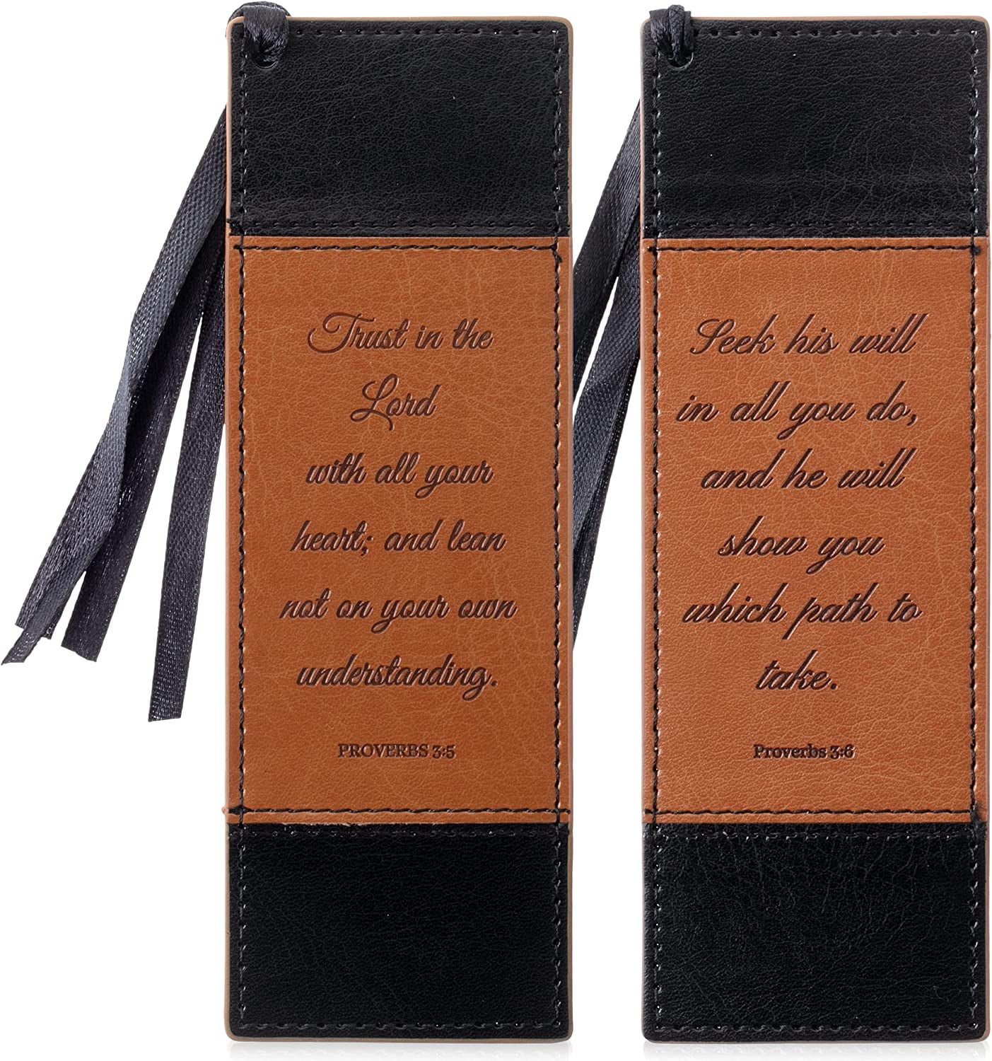 Mr. Pen- Christian Bookmarks, Faux Leather Bookmark, 2 Pack, Bible ...
