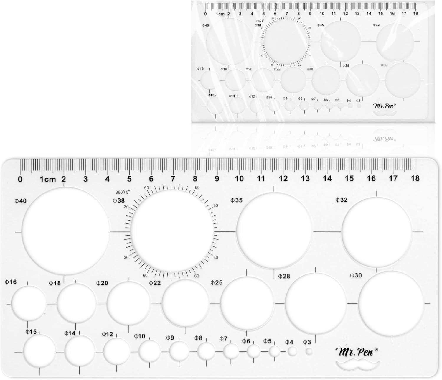 Mr. Pen- Circle Template, Circle Stencil, Circle Template for Drawing ...