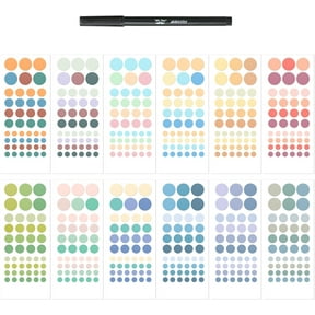 Colored Stickers Dots