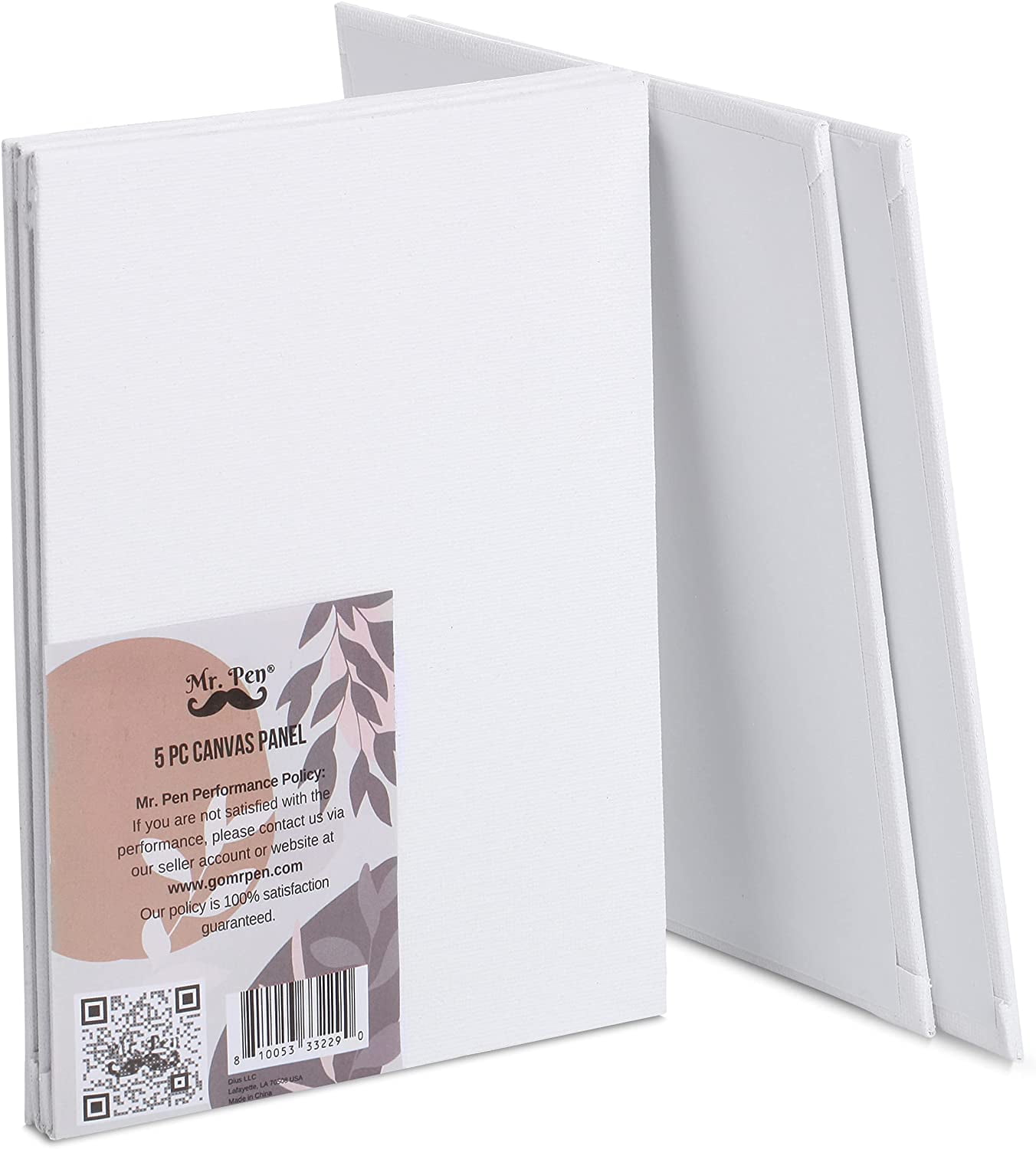 Mr. Pen Cotton Canvas Panels 5x7 Inch 3mm Thick for Oil Acrylic ...