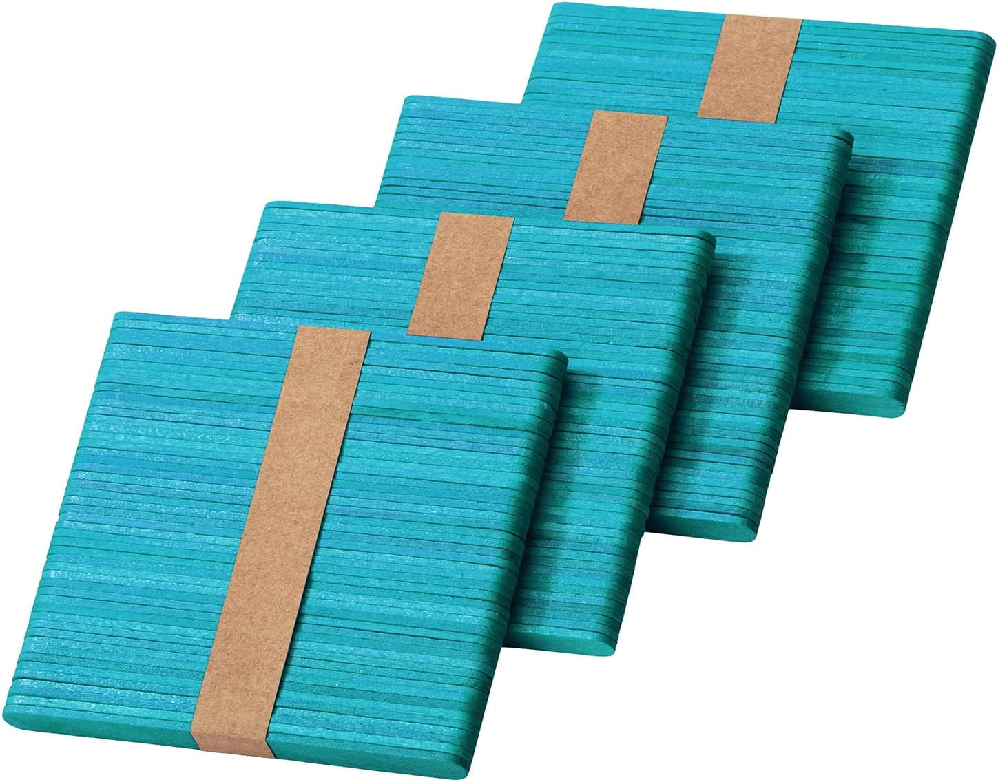 Mr. Pen- Craft Sticks, 200 Pack, 4.5 Inch, Blue Popsicle Stick ...