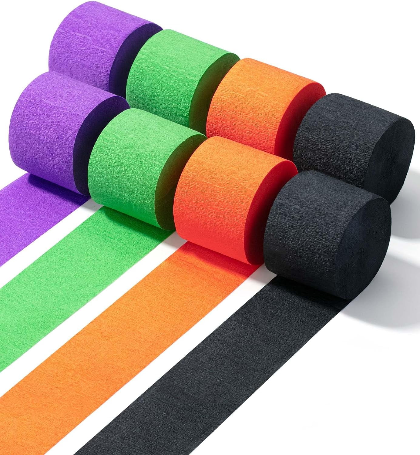 Mr. Pen- Crepe Paper Streamers, 8 pcs, 1.8" x 82ft, Crepe Paper Roll ...