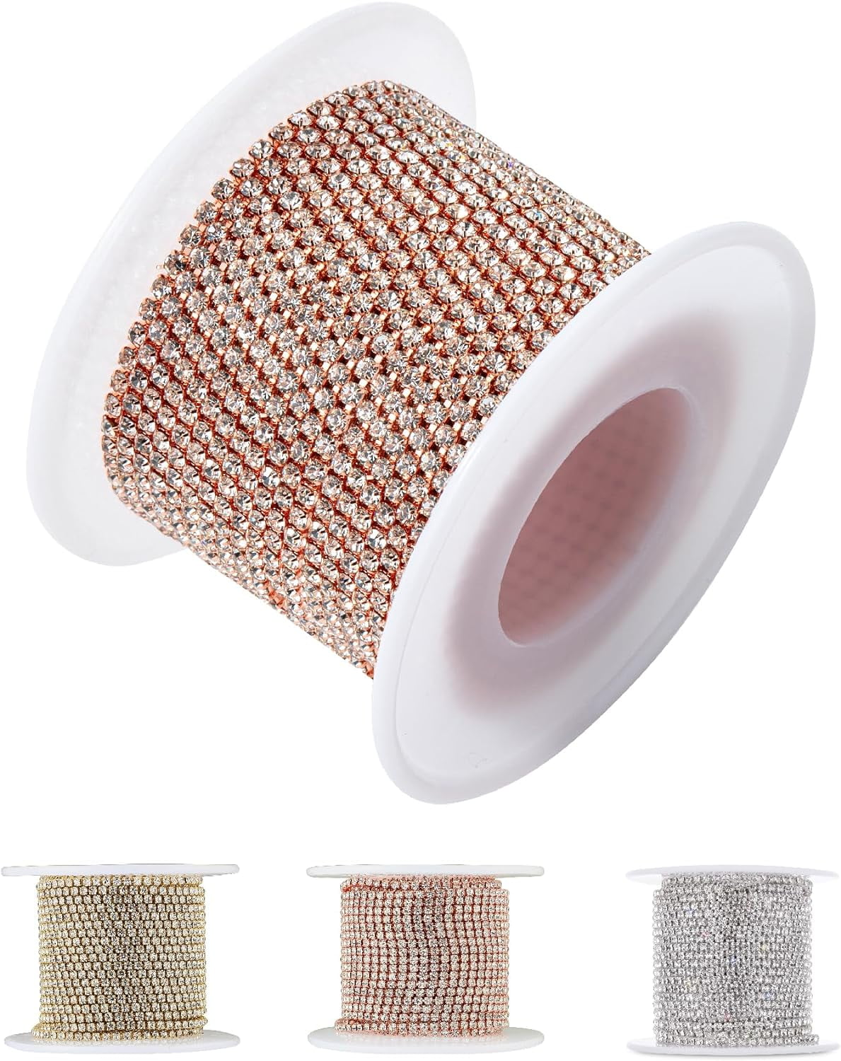 Mr. Pen- Crystal Rhinestone Close Chain, 1 Roll 11 Yards, 2mm ...