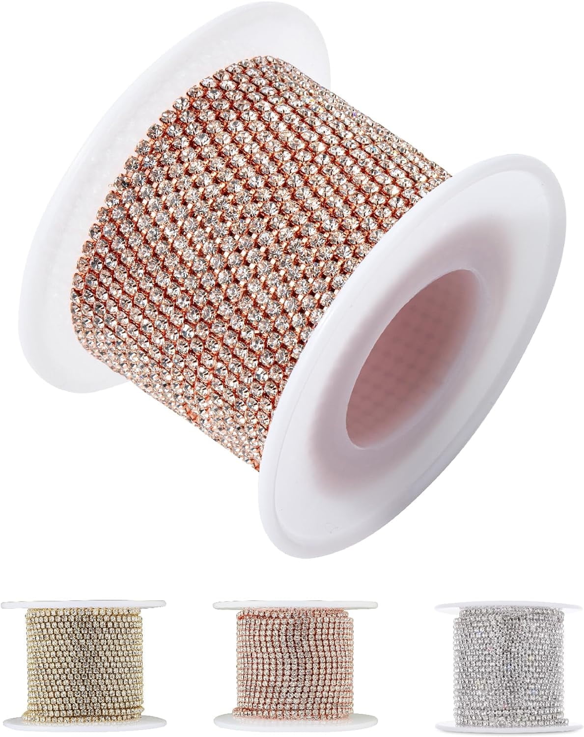 Mr. Pen- Crystal Rhinestone Close Chain, 1 Roll 11 Yards, 2mm ...