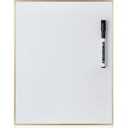 U Brands 11x16 in. Dry Erase Whiteboard Value Pack, White Frame ...