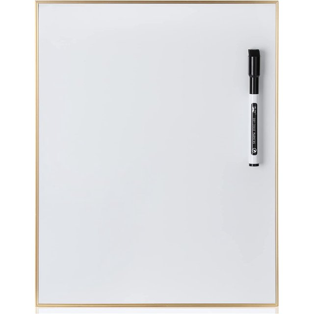 Mr. Pen- 14” x 11” Dry Erase Board with Marker, Wall Kit, Small White ...