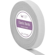 1/4 inch (6mm) Braided Flat Elastic Stretch Band: Sewing Crafts DIY ...