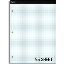School Smart Graph Paper, 8-1/2 x 11 Inches, 1/10 Inch Ruling, White ...