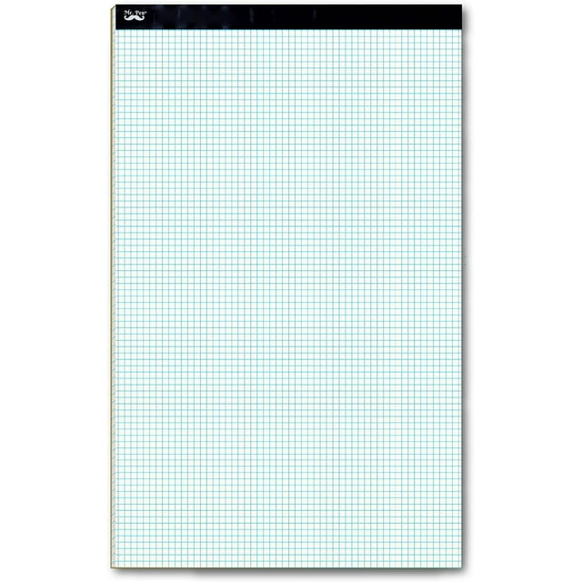 "Mr. Pen- 5x5 Grid Engineering Paper Pad, 17""x11"", 22 Sheets for ...
