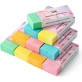 Mr. Pen- Erasers, 10 Pack, Pencil Eraser, Bright Colors, Erasers for ...