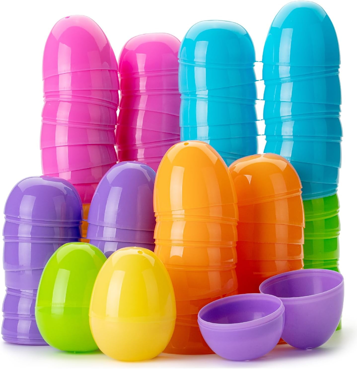 Mr. Pen- Fillable Easter Eggs, 2.3 inch, 48 Pack, Easter Eggs, Plastic ...