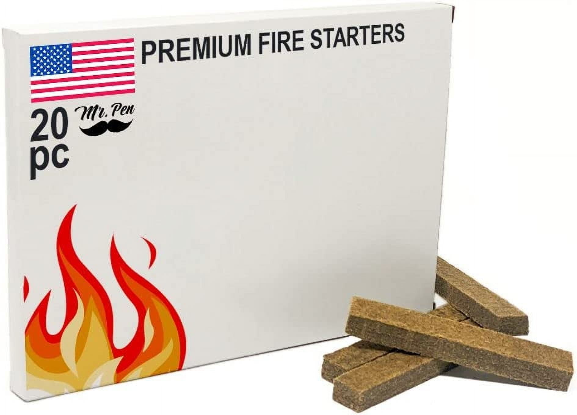 Mr. Pen- Fire Starter, 20 Pack, Fire Starters for Campfires, Fire ...