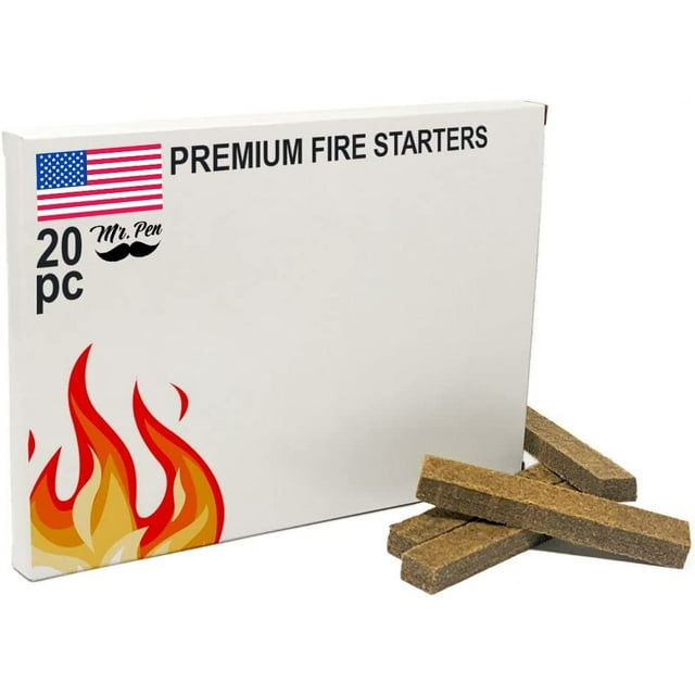 Mr. Pen- Fire Starter, 20 Pack, Fire Starters for Campfires, Fire ...
