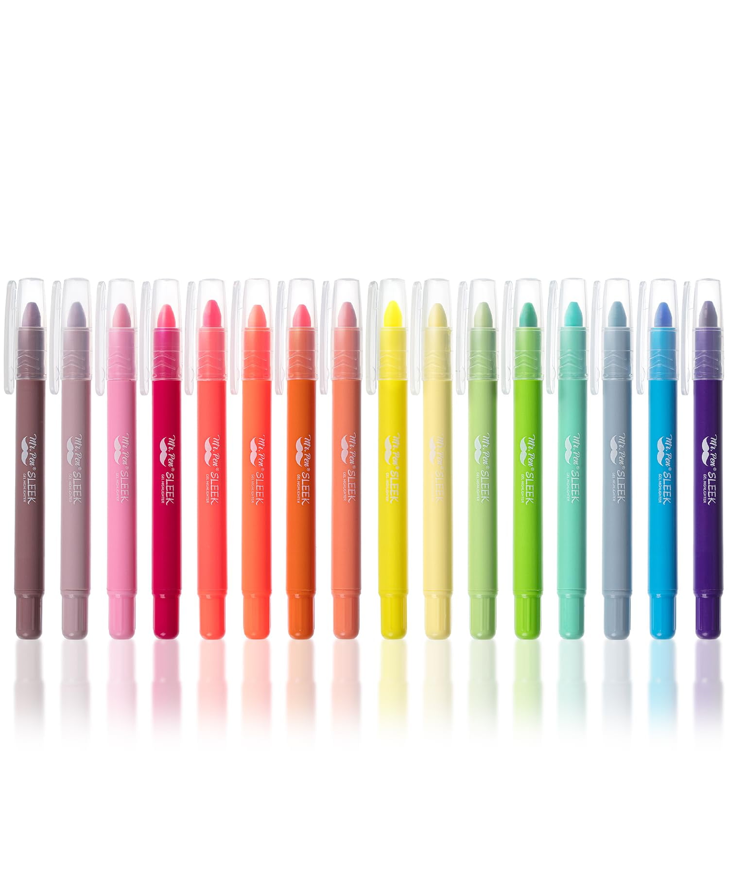 Mr. Pen- Gel Highlighter, 16 Pack, Morandi and Vibrant Colors, Bible ...