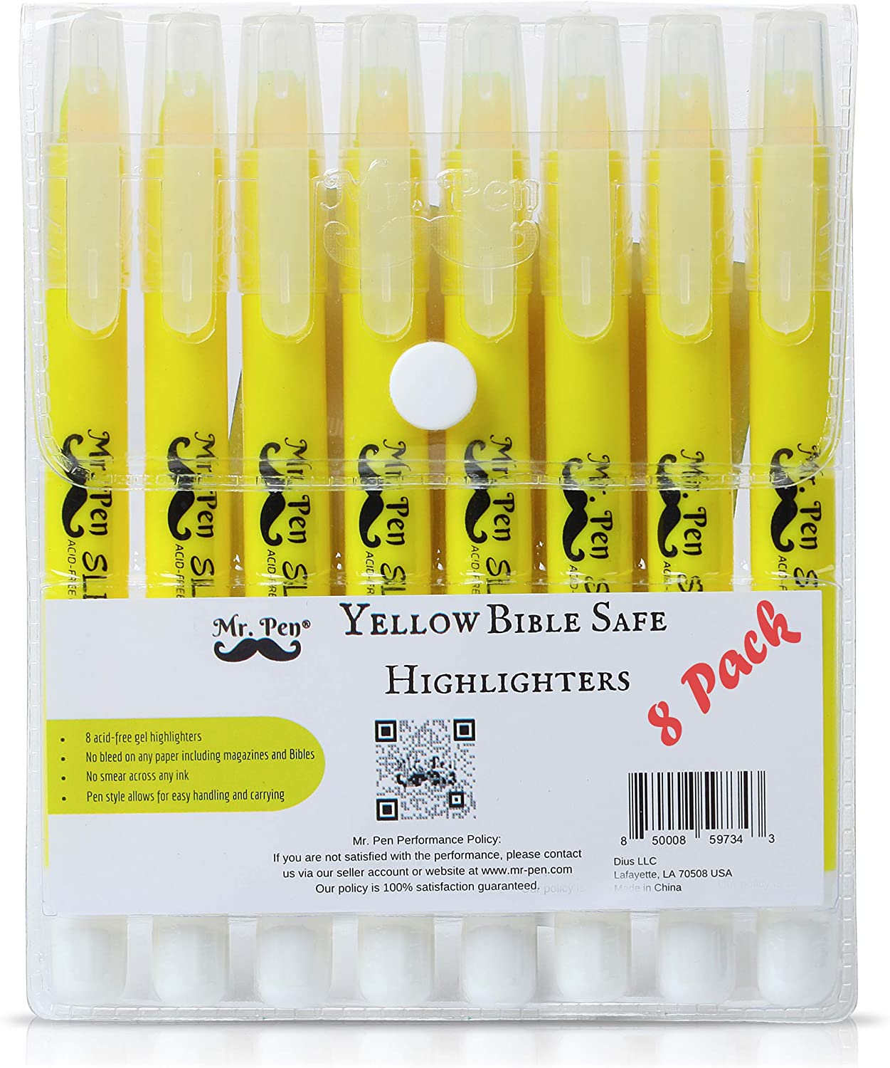Bible Dry Highlighter Refills (2) Yellow Carded (Other) - Walmart.com
