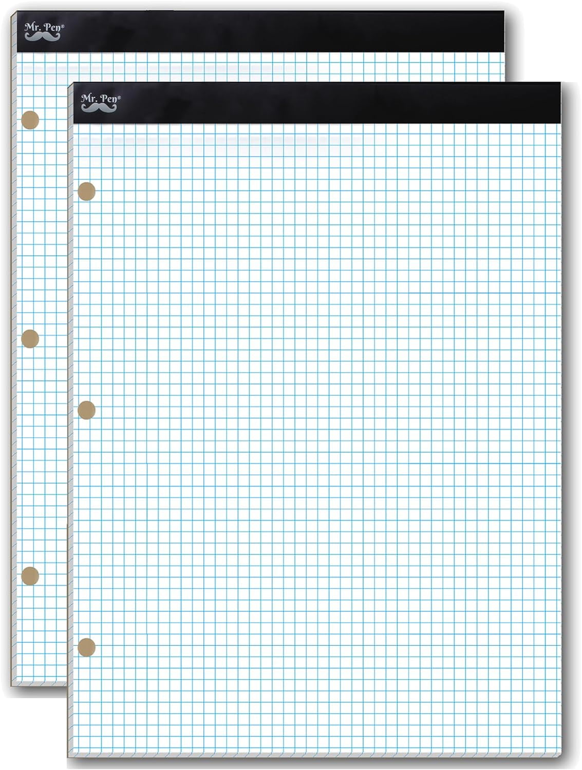 Mr. Pen- Graph Paper, 2 Pack of 55 Sheets, 8.5"x11", 4x4 (4 Squares Per ...