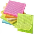 Mr. Pen- Graph Paper Sticky Notes, 6 Pads, 3x3 Inch, Bright Colors ...