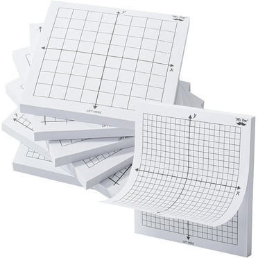 Quad Loose Leaf Graph Filler Paper, 4x4 Ruled, 2 Pack of 80 Sheets Each ...