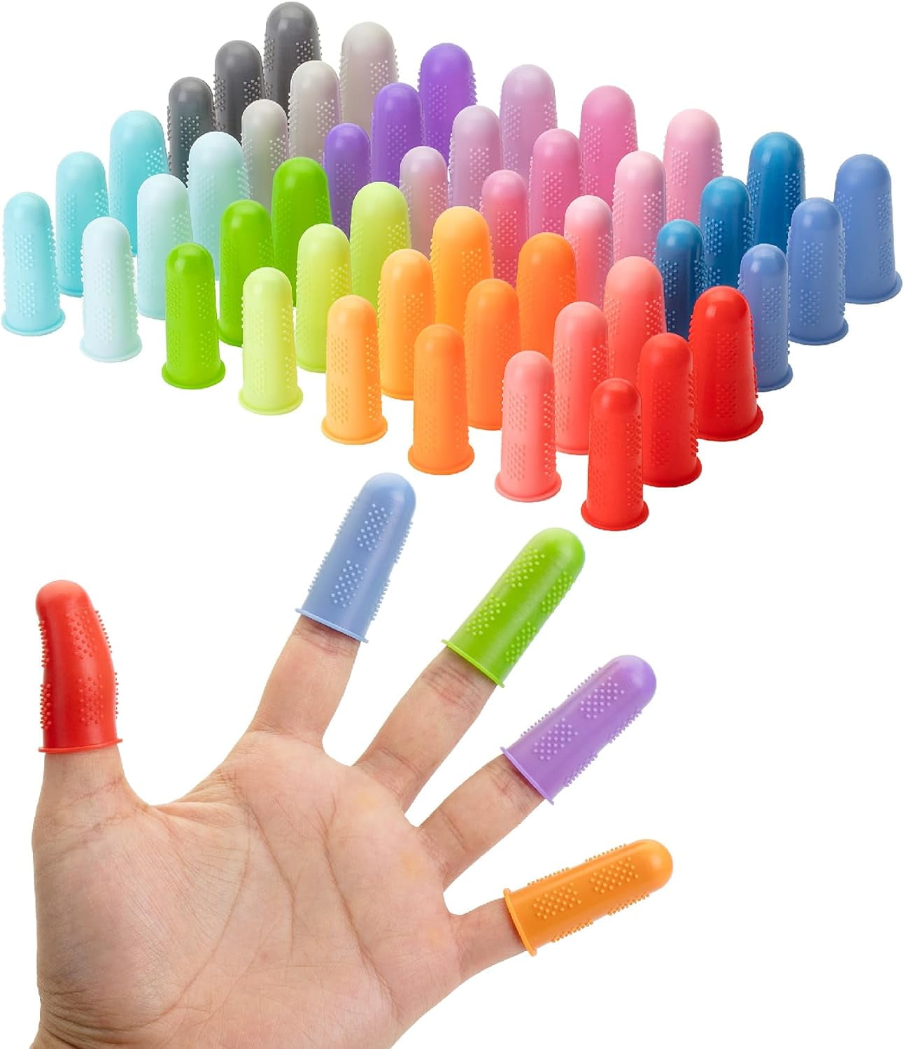 Mr. Pen- Hot Glue Gun Finger Protectors, 48 pcs, Assorted Colors ...