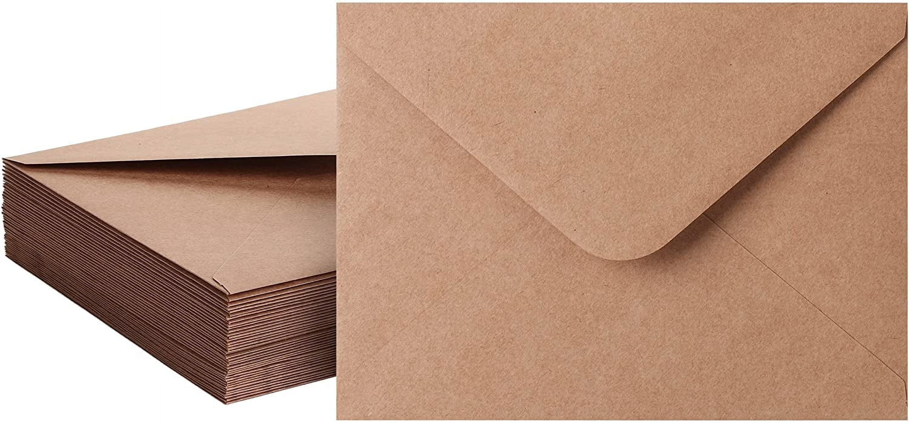 Mr. Pen Kraft Envelopes, 40 Pack, Brown, 5.3x7.25 Inches, A7 Card ...