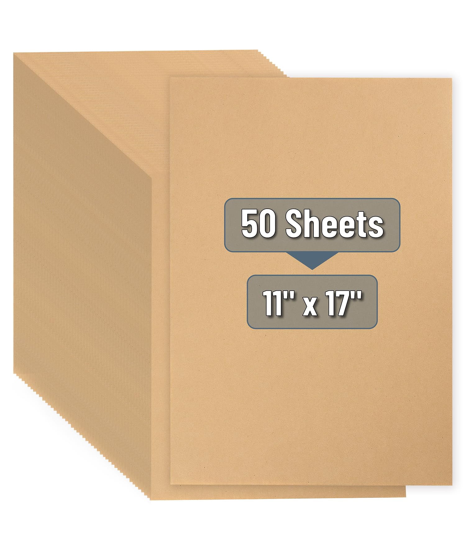 Mr. Pen- Kraft Paper Sheets, 50 Pack, 11â€ x 17