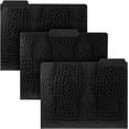 Mr. Pen- Leather File Folders, 9.4" x 11.7", 3 pcs, Black Letter Size ...