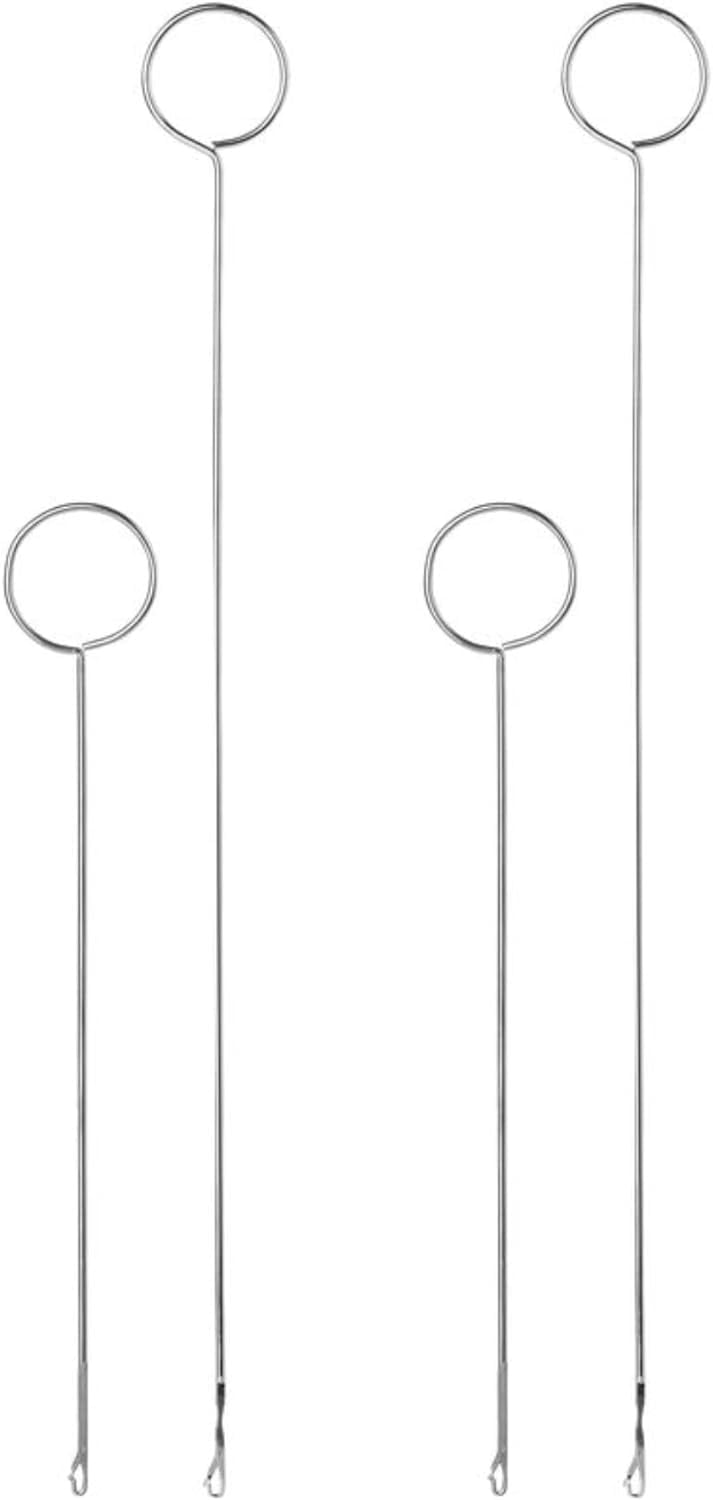 Mr. Pen- Loop Turner Hook with Latch, 4 pcs, 2 Sizes (Long & Short ...