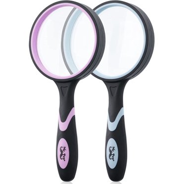 Carson MagniView 2x Handheld Magnifier with 4.5x Spot - 3.5" Acrylic ...