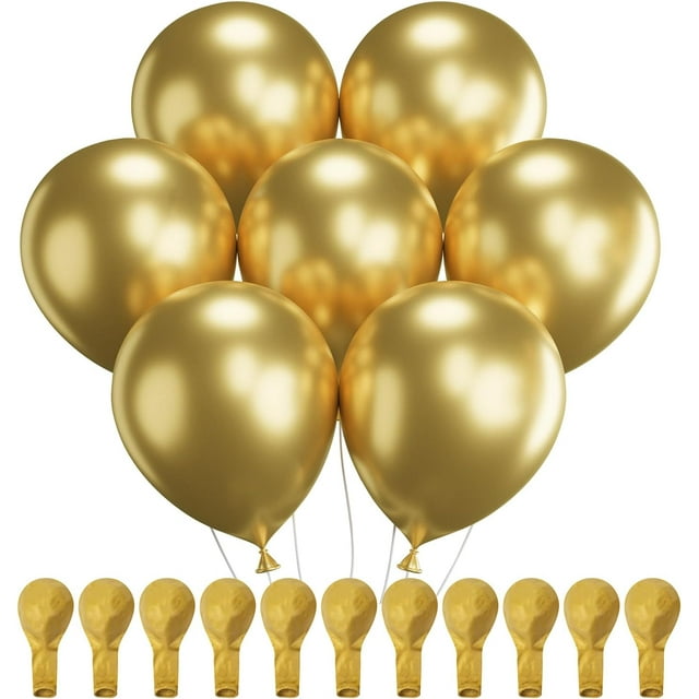 Mr. Pen- Party Supplies, 54 Pack Metallic Gold Balloons, 12 Inch ...