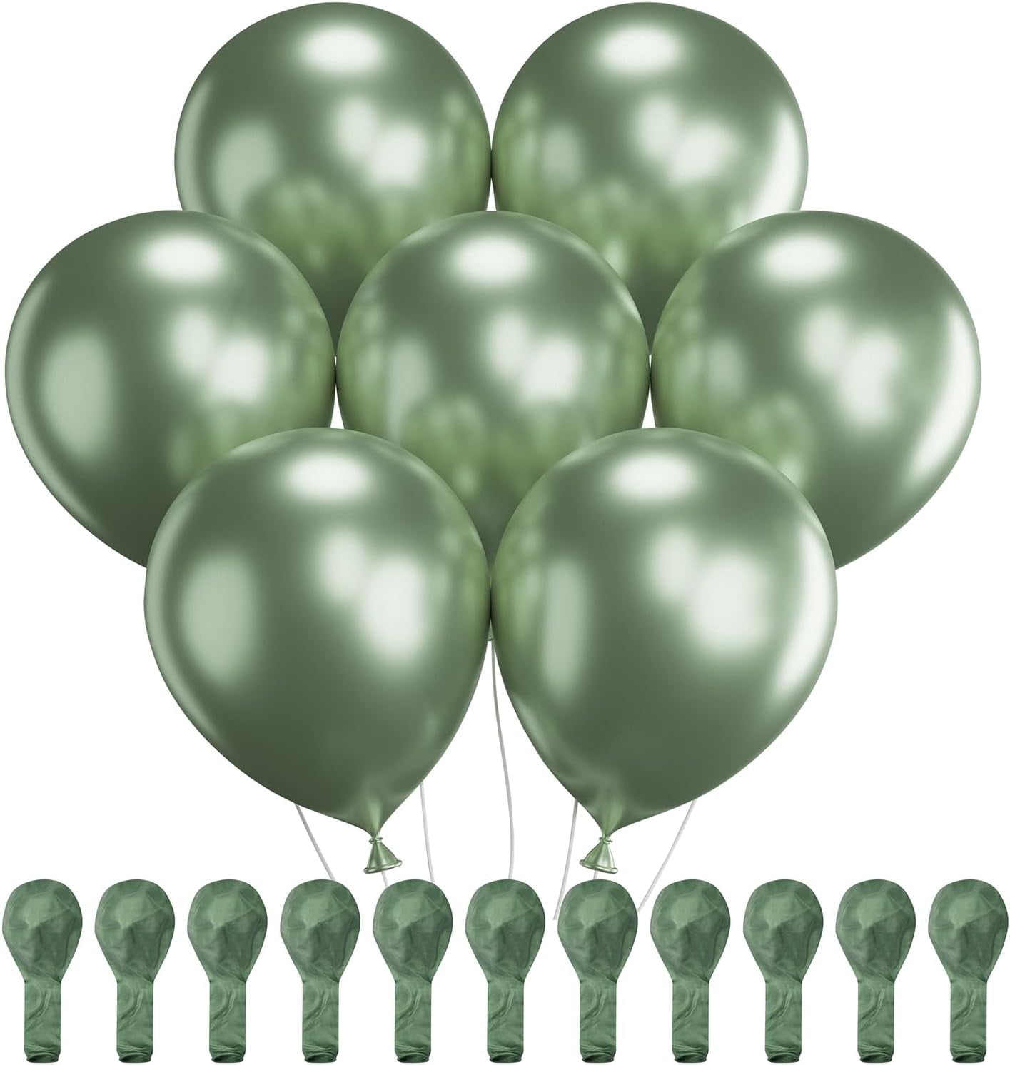 Mr. Pen- Metallic Balloons, 12 Inch, 54 Pack, Metallic Green - Walmart.com