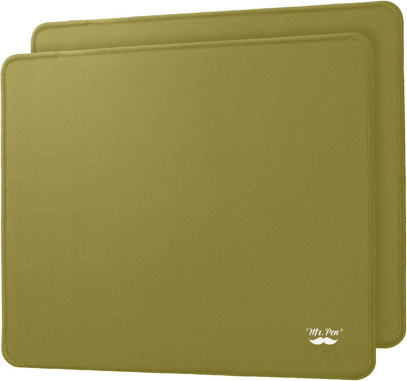 Mr. Pen- Mouse Pad, 12.8"x11.3", 2 Pack, Green Mouse Pads for Wireless ...