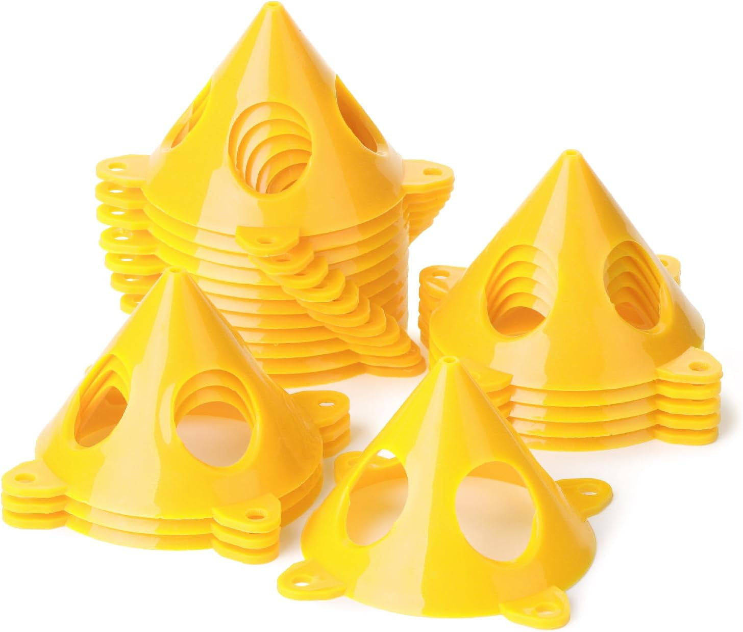Mr. Pen- Painters Pyramid Stands, 20 Pack, Yellow, Canvas Holder Stand ...