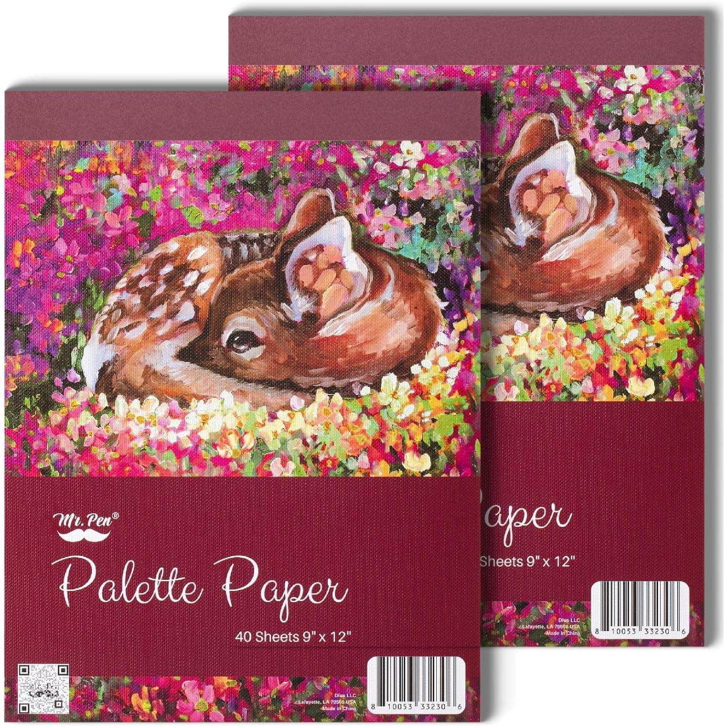 Mr. Pen- Palette Pad, 9"x12", 40 Sheets, 2 Pack, Paint Pad, Acrylic ...