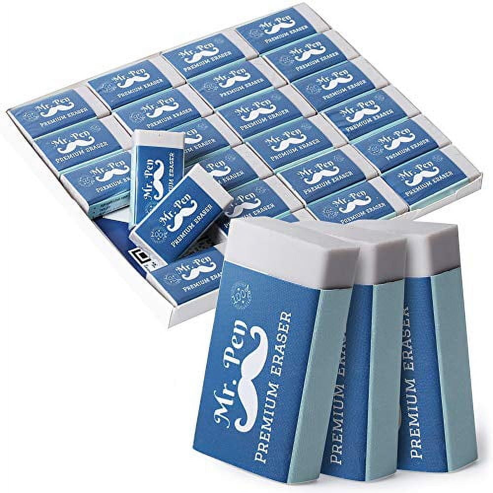 Mr. Pen Pencil Erasers, Pack of 24 - Walmart.com