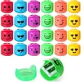 Mr. Pen- Pencil Sharpener for Colored Pencils, 24 Pack, 2 Hole, Smiley ...