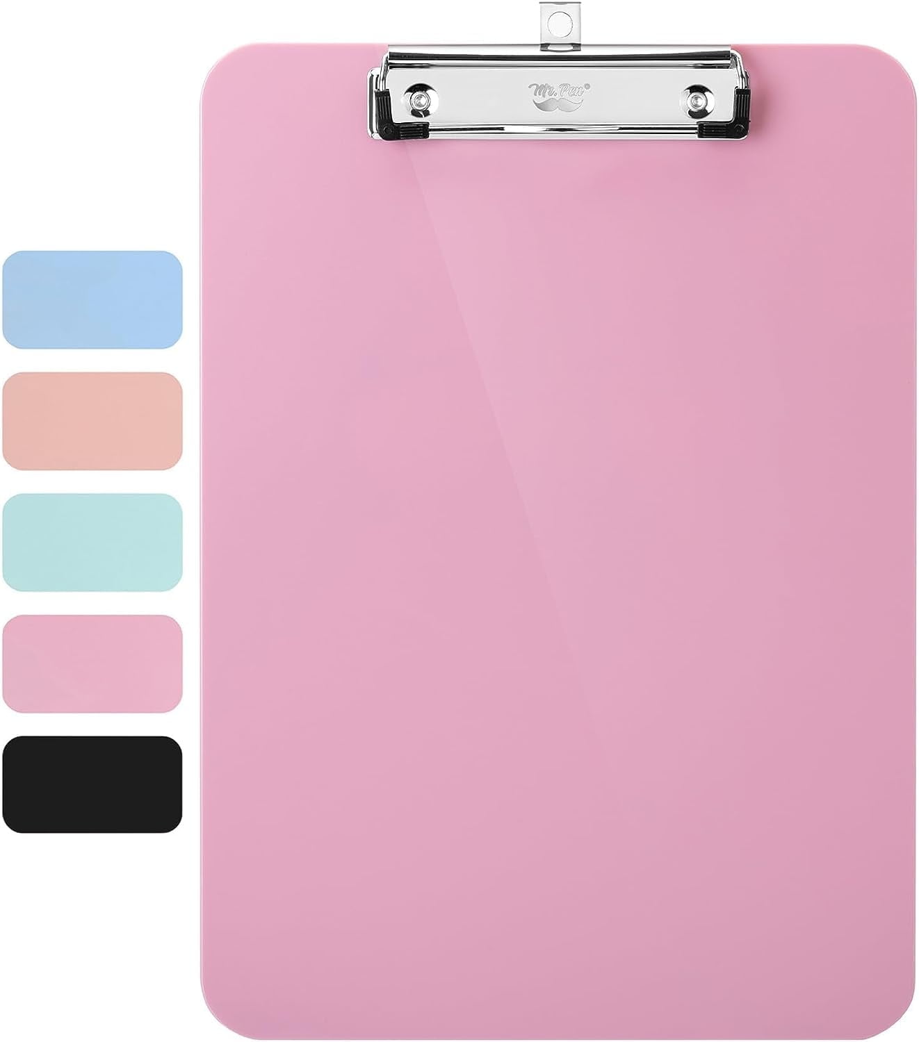 Mr. Pen- Plastic Clipboard, 12.5” x 9”, Careys Pink, Clipboards for All ...