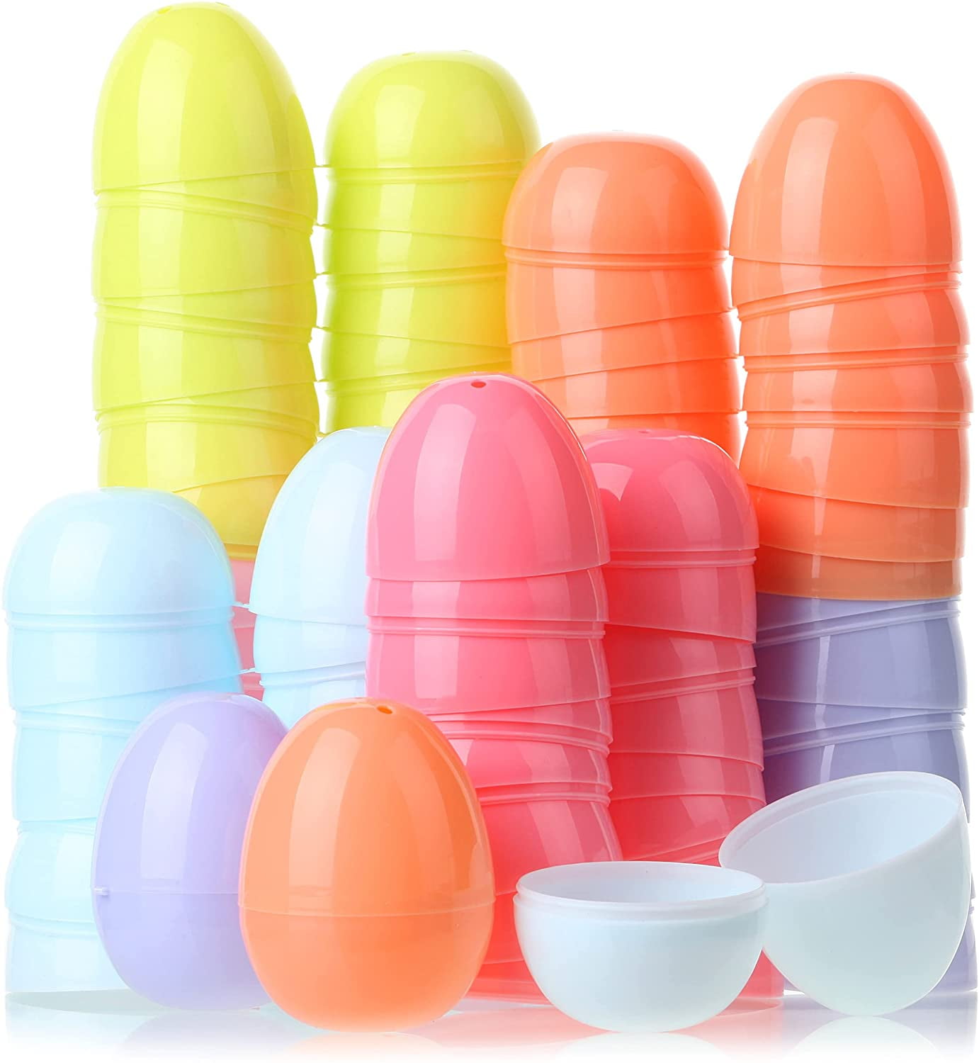 Mr. Pen- Plastic Easter Eggs, Fillable, Colorful, 2.3 inch, 48 Pack ...