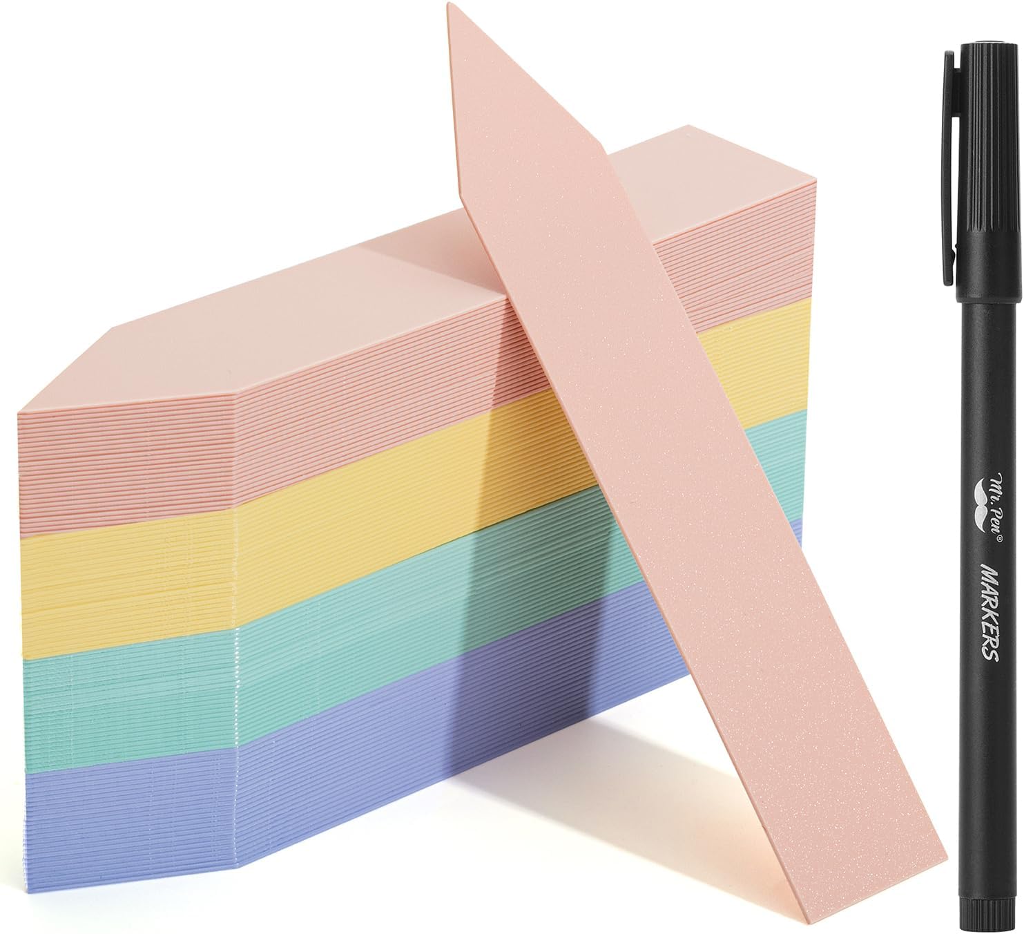 Uxcell Garden Plastic Plant Flower Seed Name Marking Tag Label Marker ...