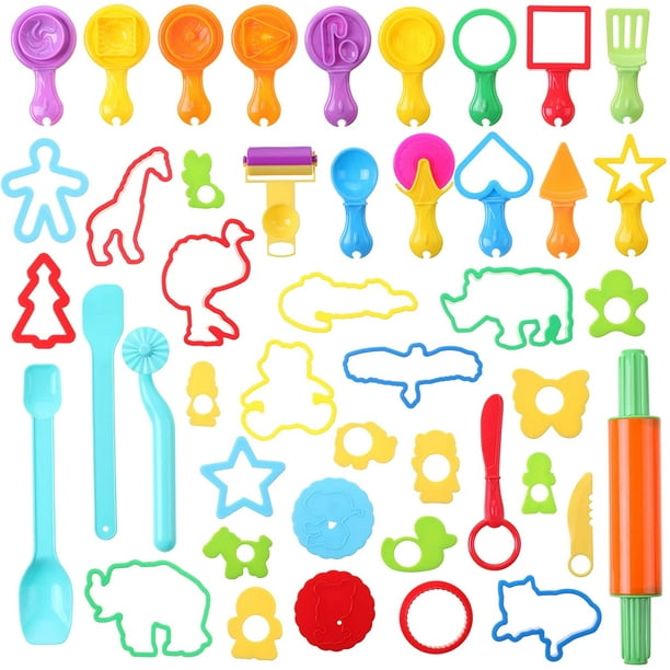 Mr. Pen- Play Dough Tools Kit, 45 Pcs, Playdough Toys, Assorted Color ...
