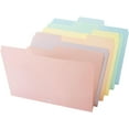 Mr. Pen- Poly File Folders, 1/3 Cut Tab, 6 Pack, Morandi Colors, Letter ...