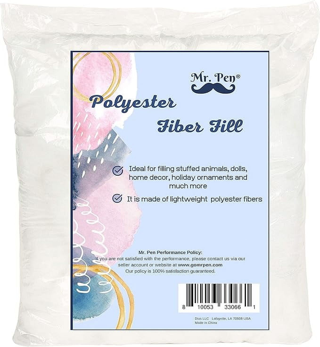 Mr. Pen- Polyester Fiber Fill, 10 oz, White, Pillow Stuffing for ...