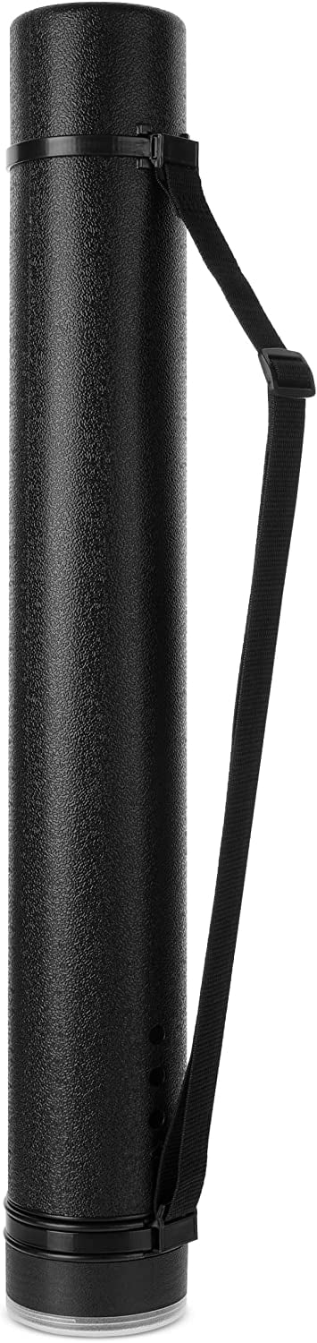 Mr. Pen- Poster Tube, Black, Extendable Poster Tube with Strap, Poster ...
