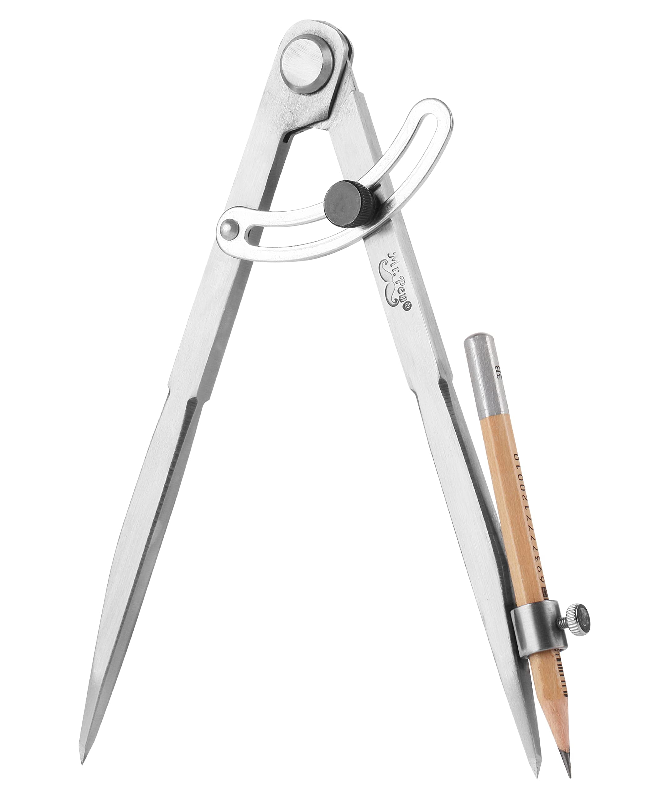 Mr. Pen- Professional Compass for Woodworking, 8 Inch Compass with Wing ...