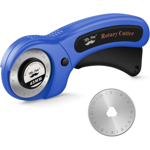 Mr. Pen Rotary Cutter for Fabric 45mm with Extra Blade, Precision Razor ...