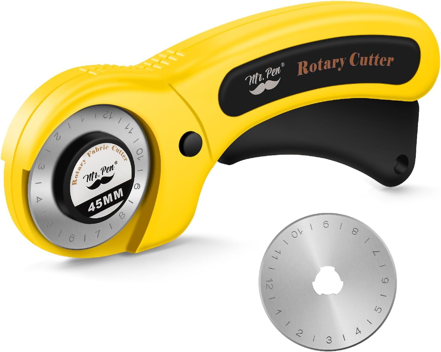Mr. Pen- Rotary Cutter for Fabric with 1 Extra Blade, 45mm, Fabric ...