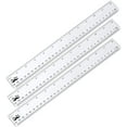 Mr. Pen- Ruler, 12 inch, Pack of 3, Clear Ruler - Walmart.com
