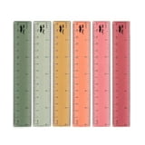 Mr. Pen- Ruler, 6 Inch, 6 Pack, Vintage Colors, Rulers for All Ages ...