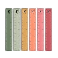 Mr. Pen- Set of 3 Clear Plastic Rulers, 6 inch, Drafting and Measuring ...